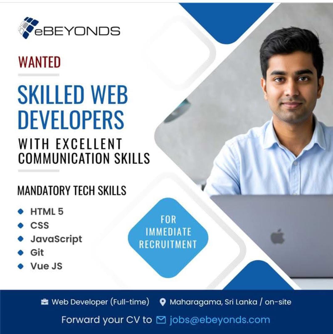 Web Developer - Jobseeker.lk