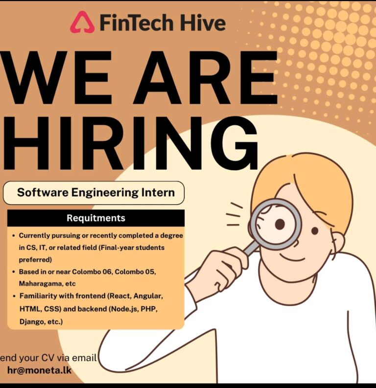 Internship Archives - Jobseeker.lk