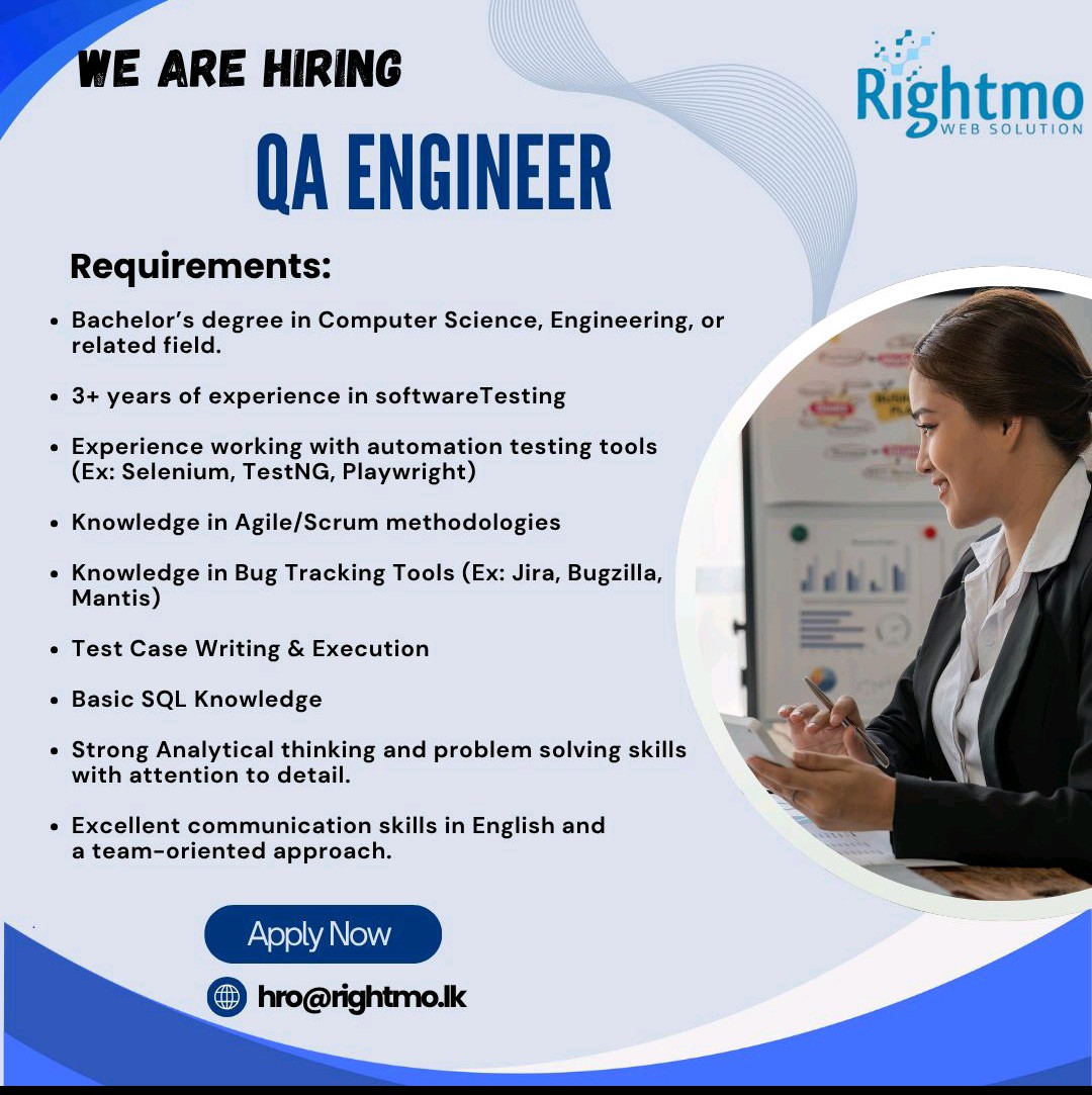 QA Engineer - Jobseeker.lk
