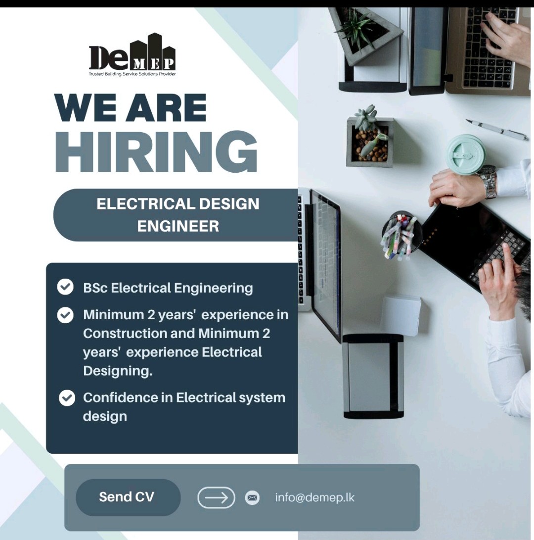 Electrical Design Engineer - Jobseeker.lk