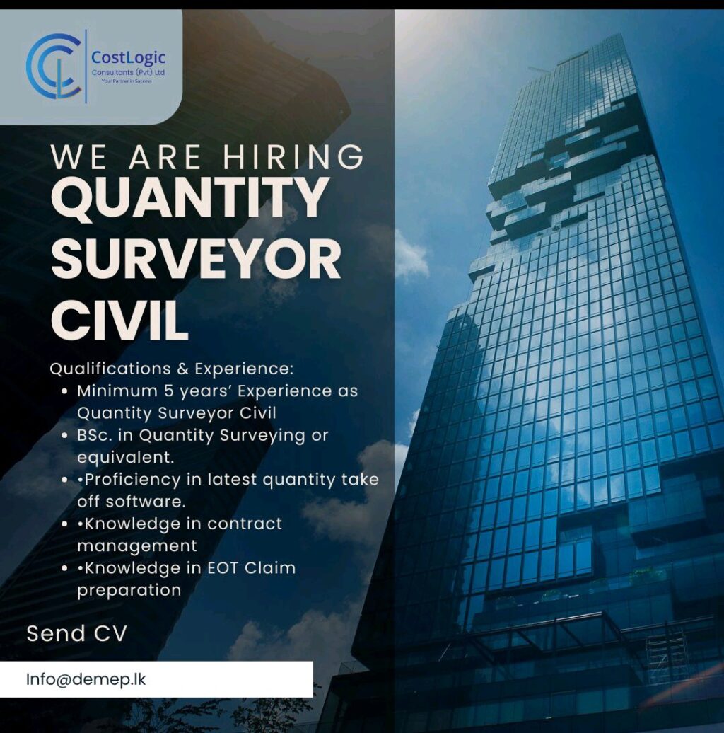 Quantity Surveyor Archives - Jobseeker.lk