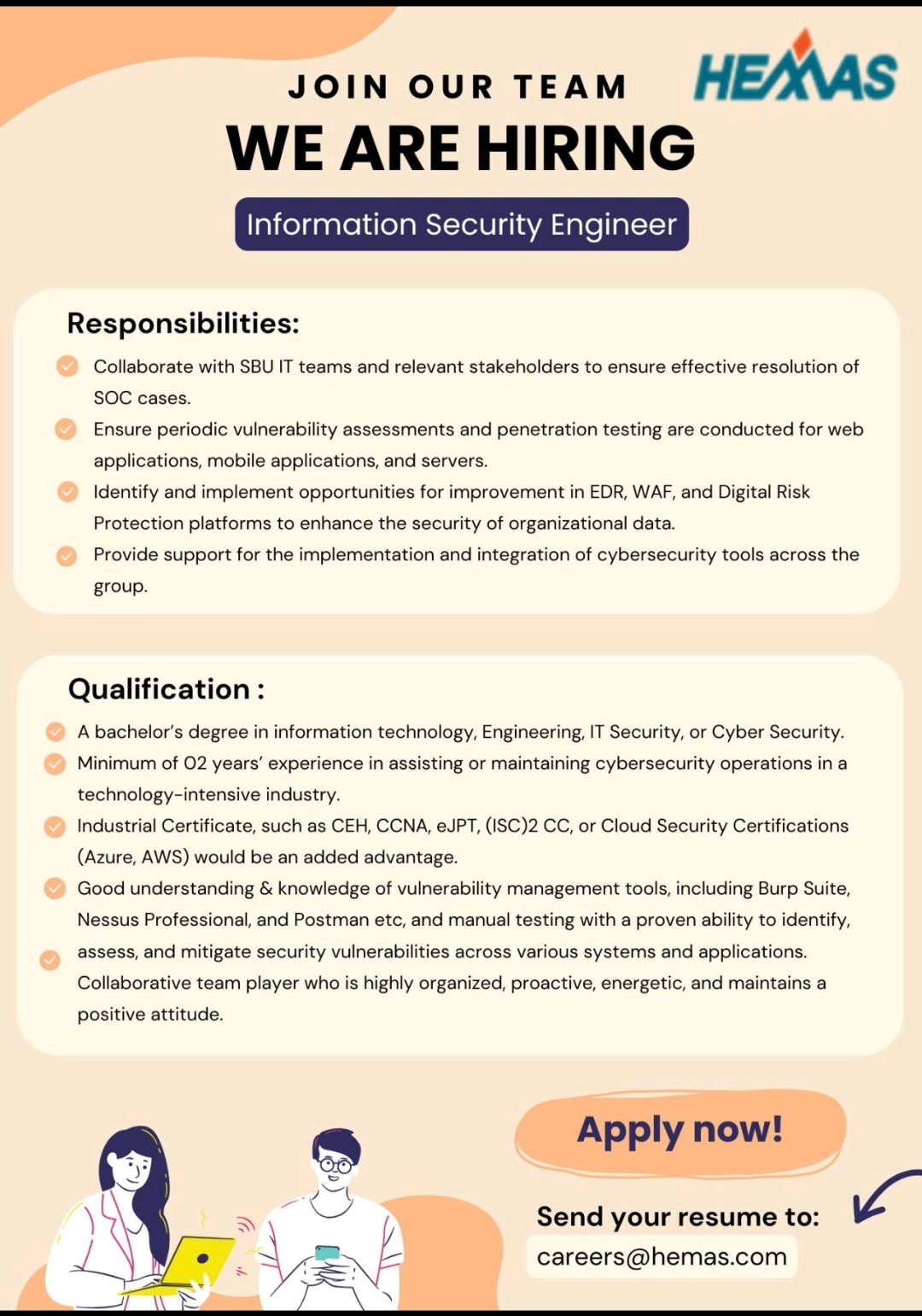 Information Security Engineer - Jobseeker.lk