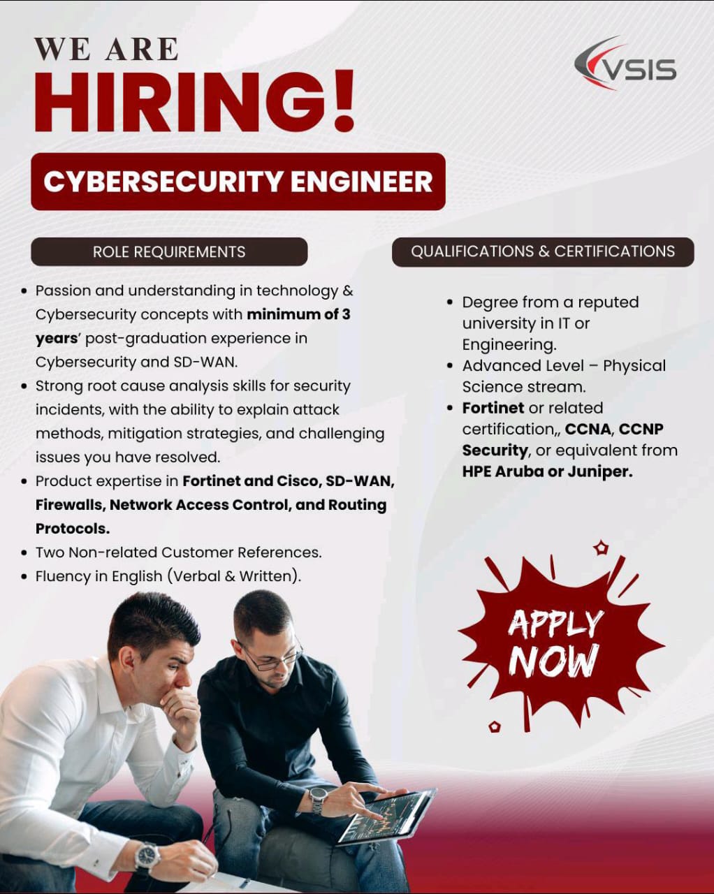 Cyber security Engineer / Network Engineer - Jobseeker.lk