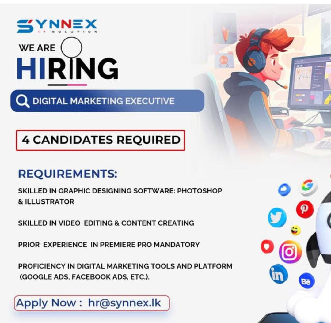 Digital Marketing Executive - Jobseeker.lk