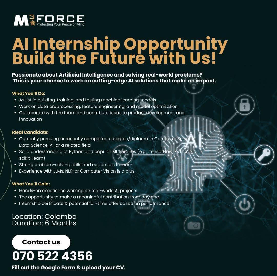 Internship - Artificial Intelligence - Jobseeker.lk