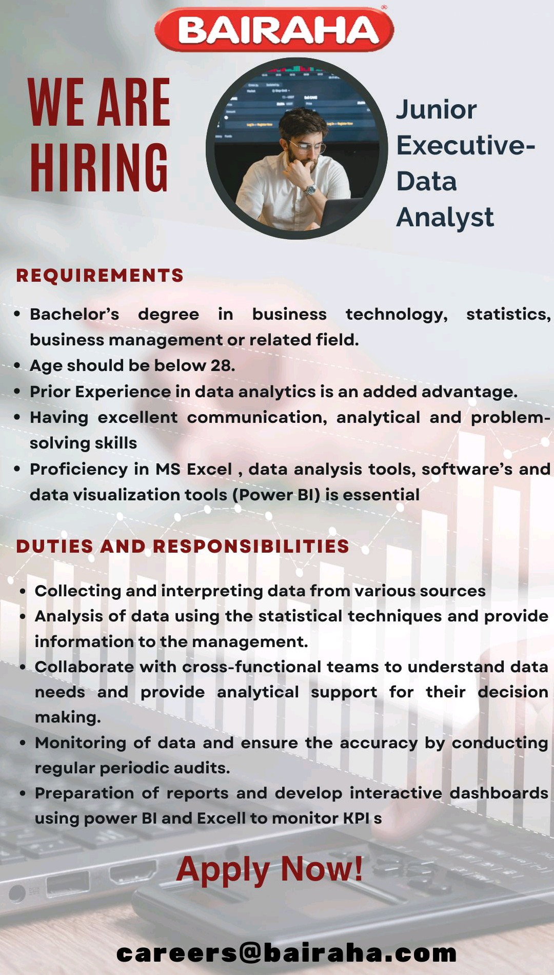 Junior Executive - Data Analyst - Jobseeker.lk