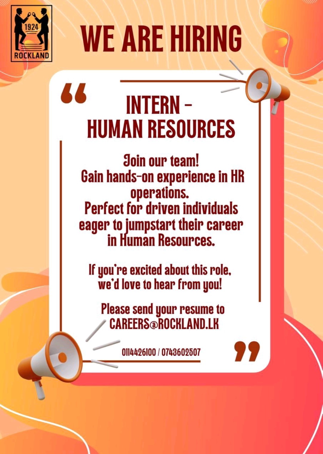 Internship - Human Resources - Jobseeker.lk