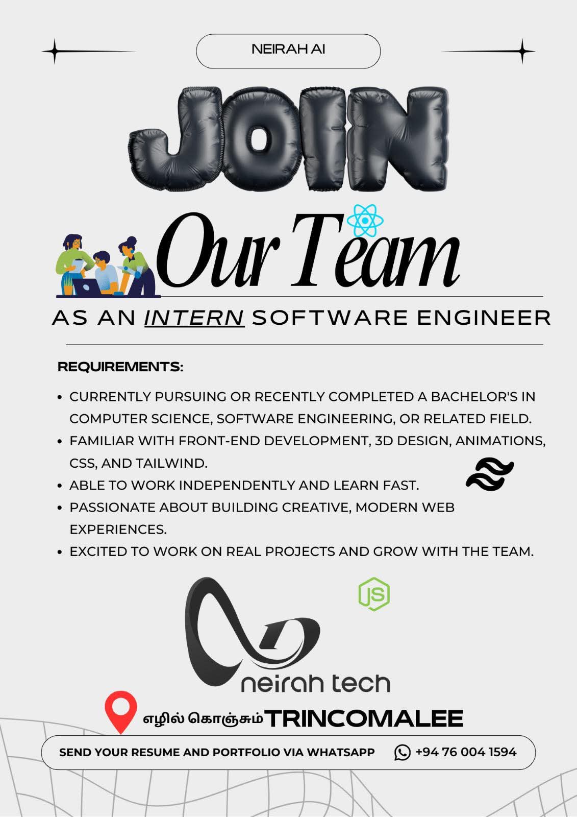 Internship - Software Engineer - Jobseeker.lk