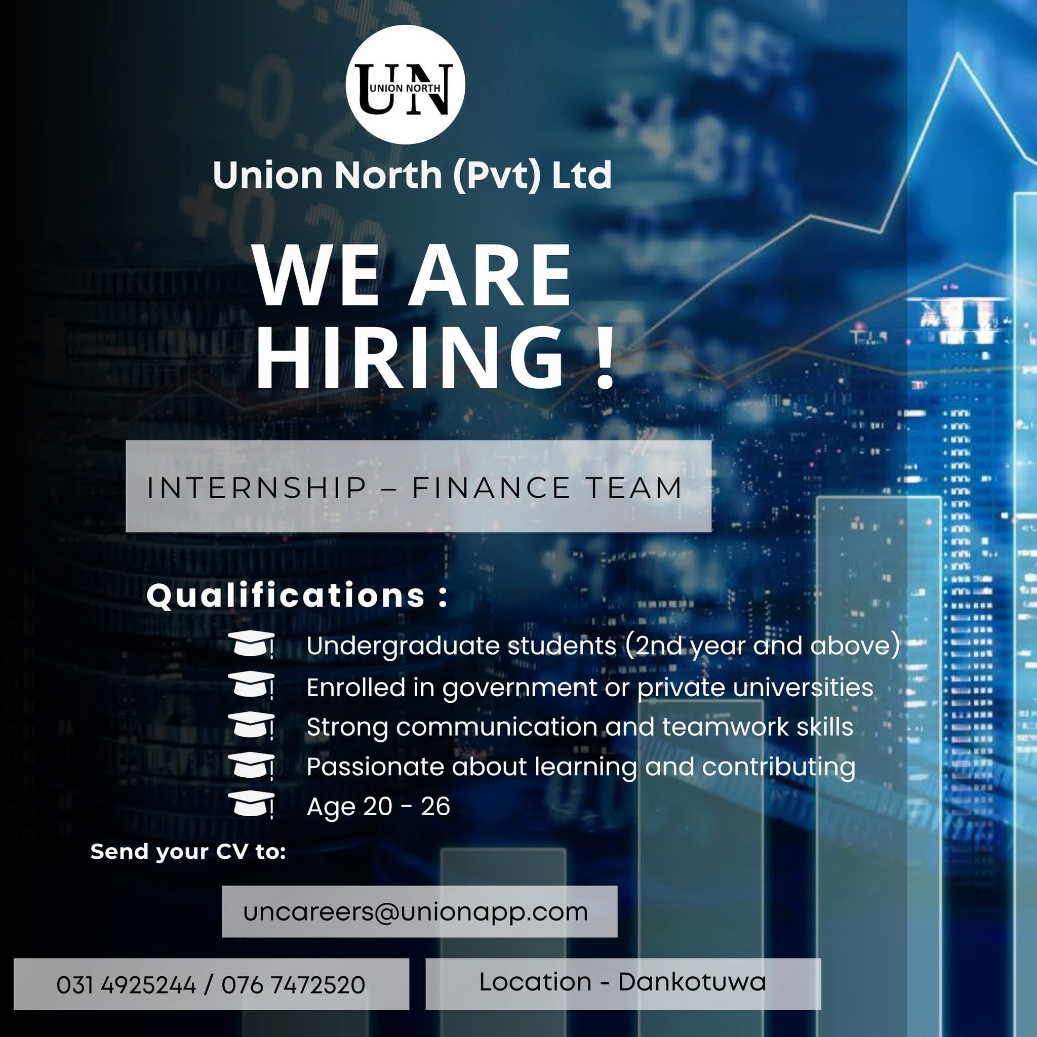 Internship - Finance - Jobseeker.lk