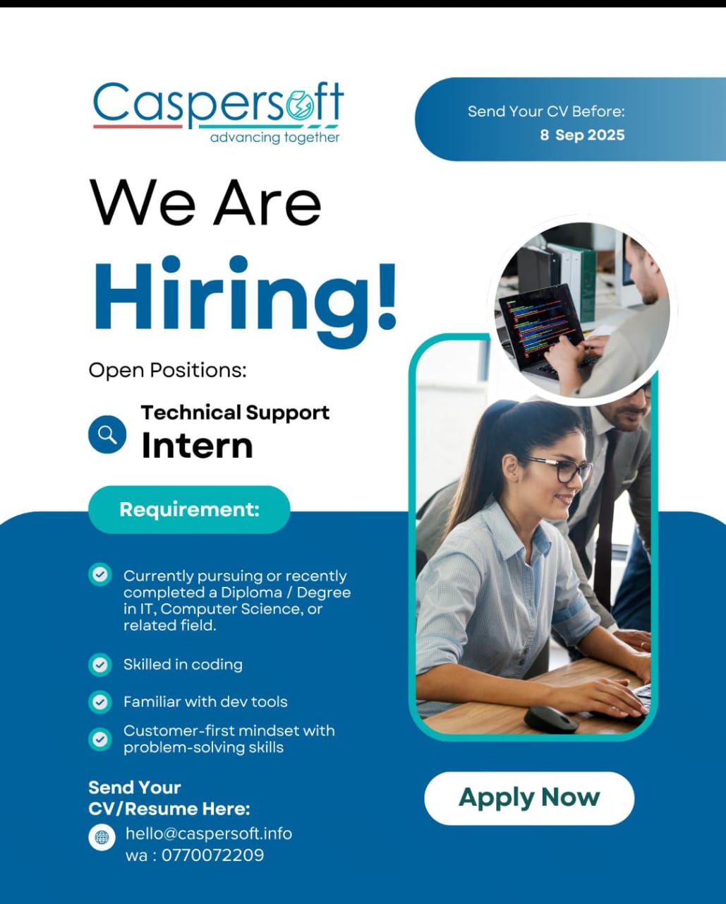 Internship - Technical Support - Jobseeker.lk