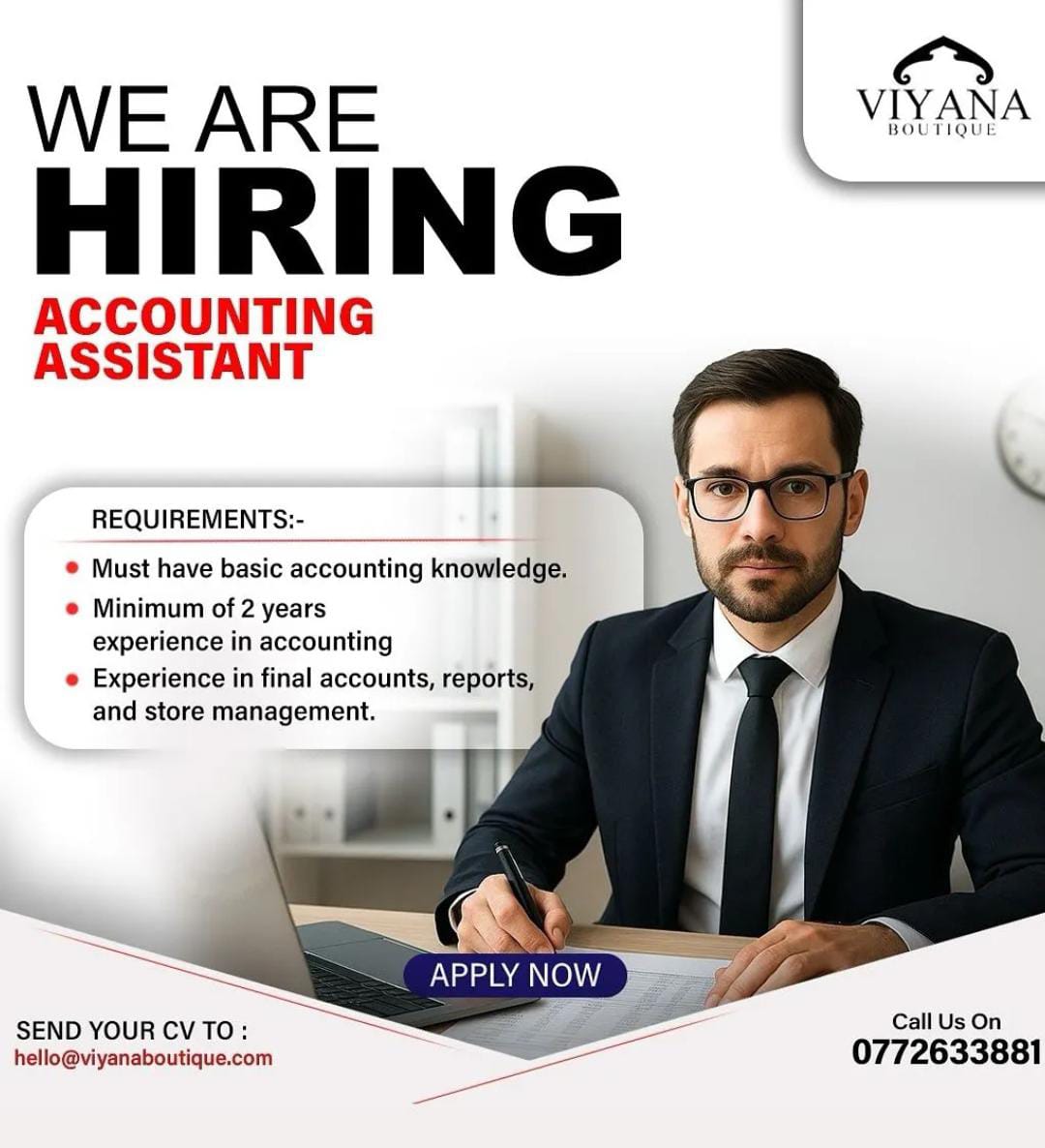 Accounting Assistant - Jobseeker.lk