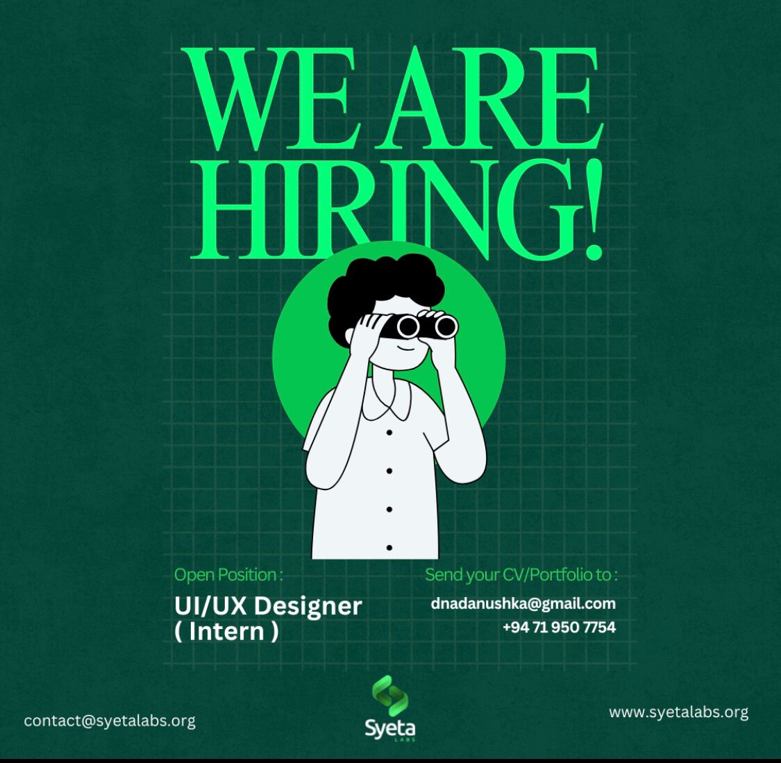 Internship - UX/ UI Designer - Jobseeker.lk