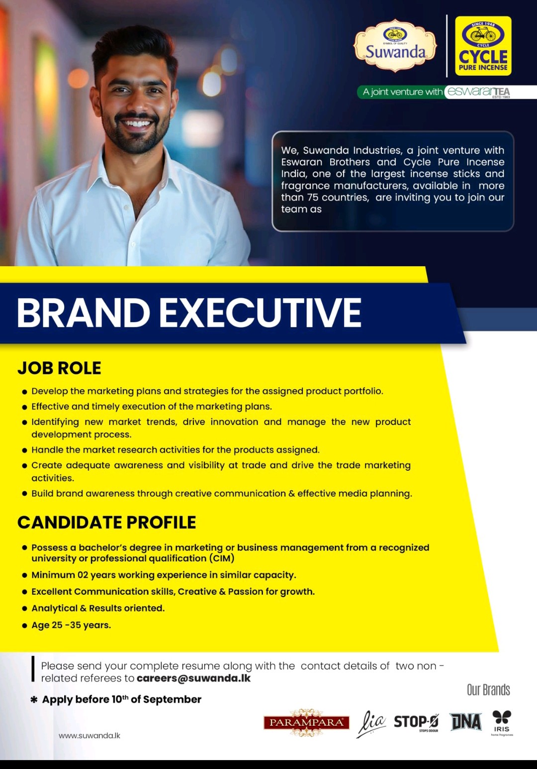 Brand Executive - Jobseeker.lk