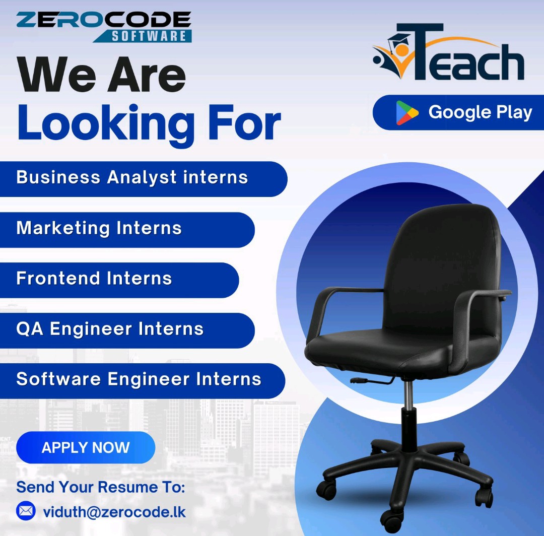 Internship - BA/ Marketing/QA/ Frontend/SE - Jobseeker.lk