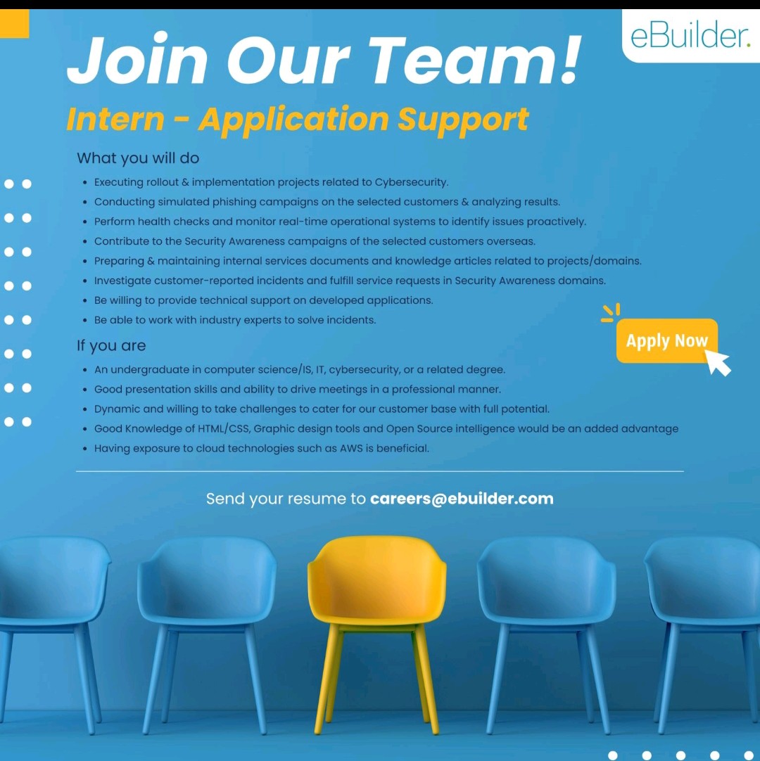 Internship - Application Support - Jobseeker.lk