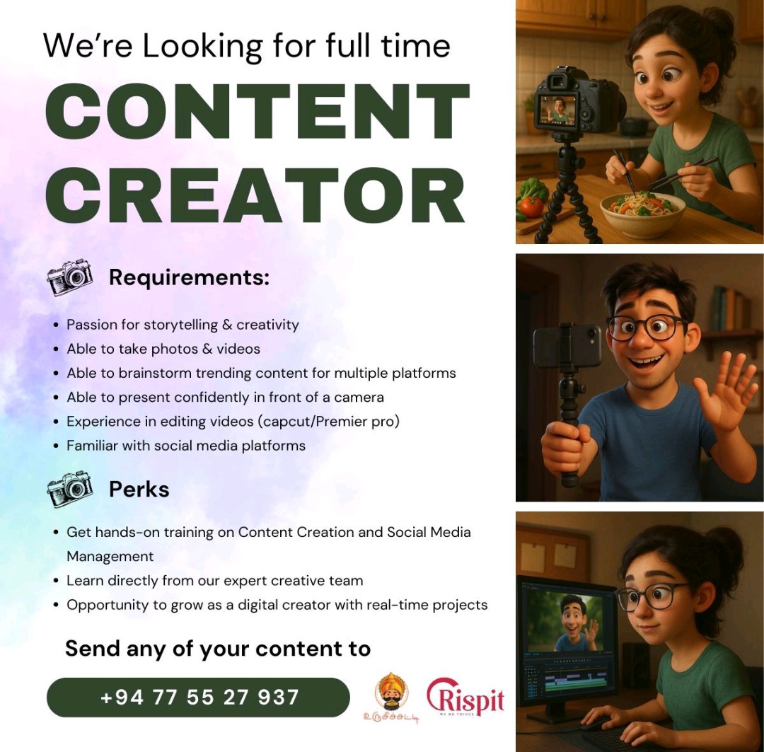 Content Creator - Jobseeker.lk