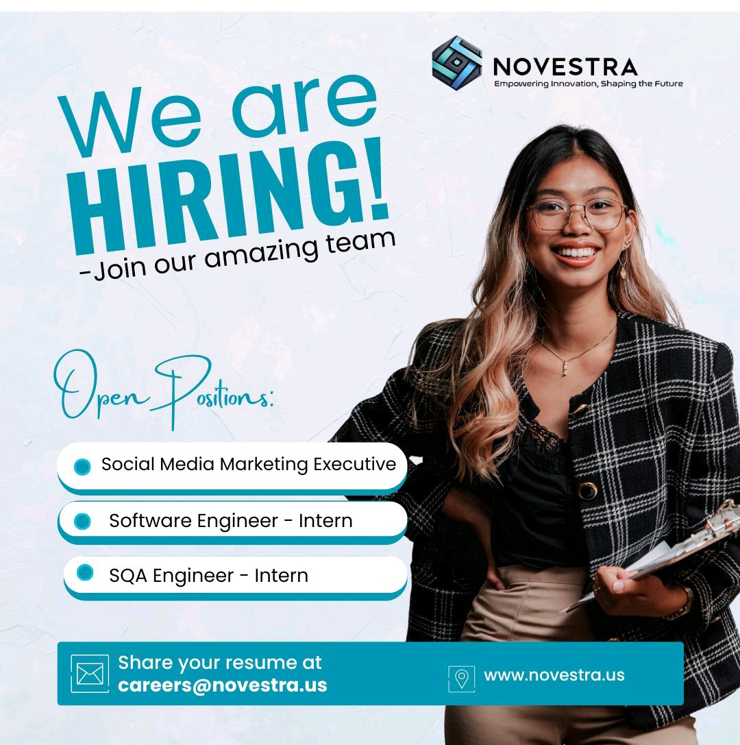 Social Media Marketing Executive/ Software Engineer internship/ SQA ...