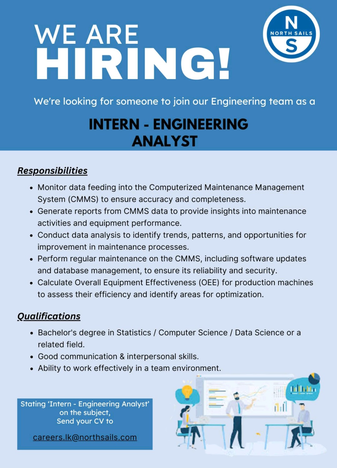 Internship - Engineering Analyst - Jobseeker.lk