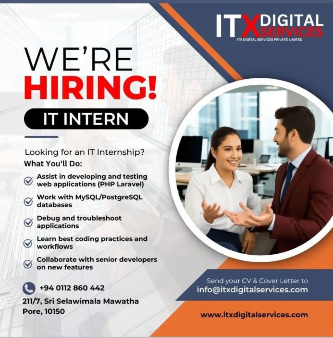IT Intern - Jobseeker.lk