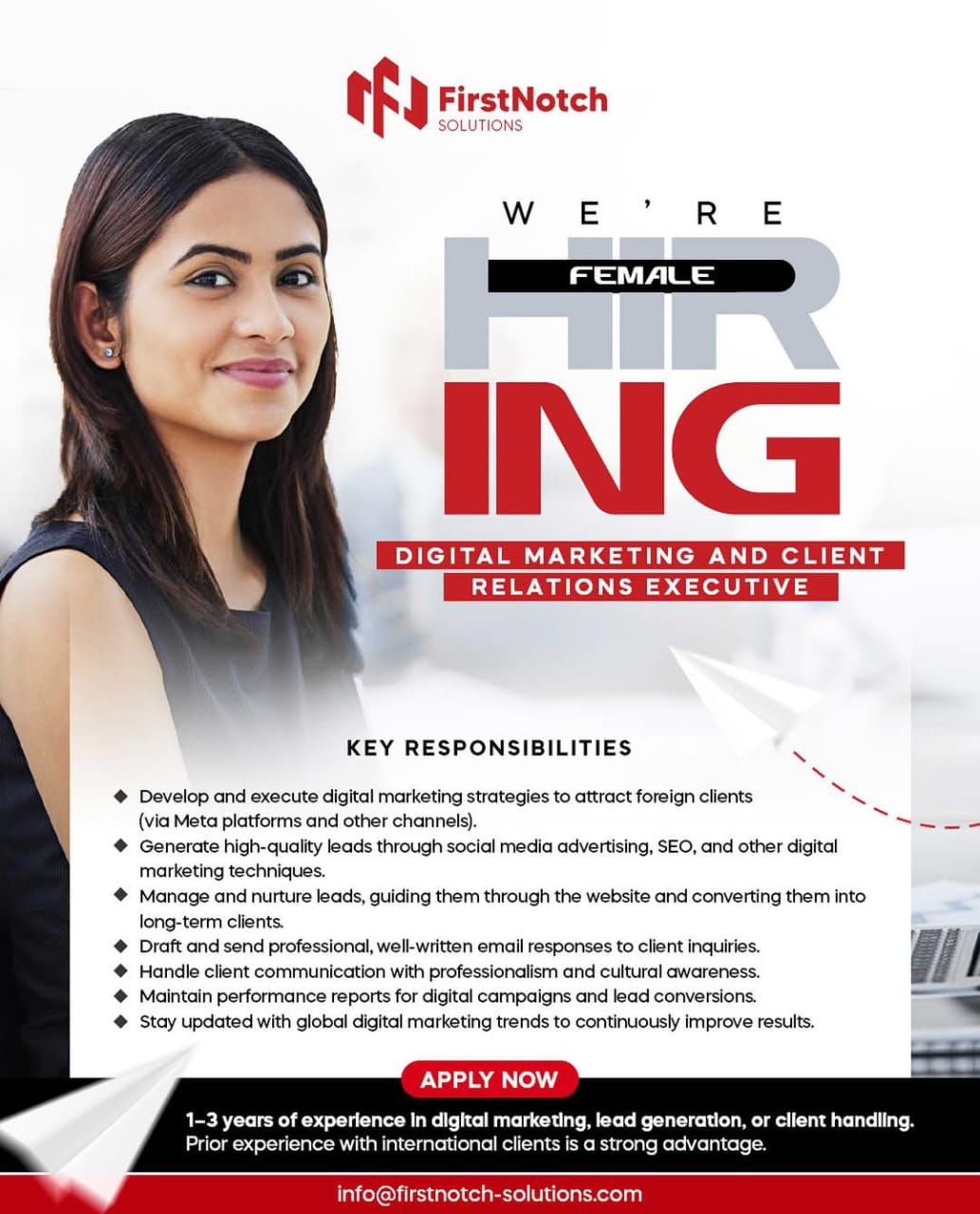 Digital Marketing & Client Relations Executive - Jobseeker.lk