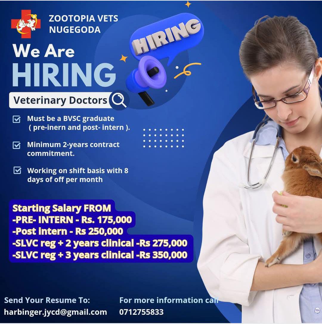 Veterinary Doctors - Jobseeker.lk