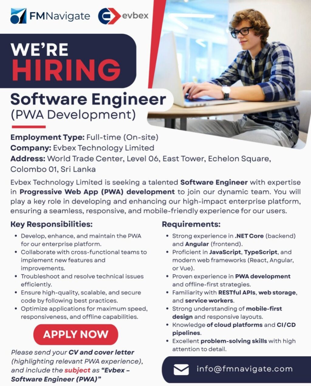 Software Developer - PWA Developer - Jobseeker.lk