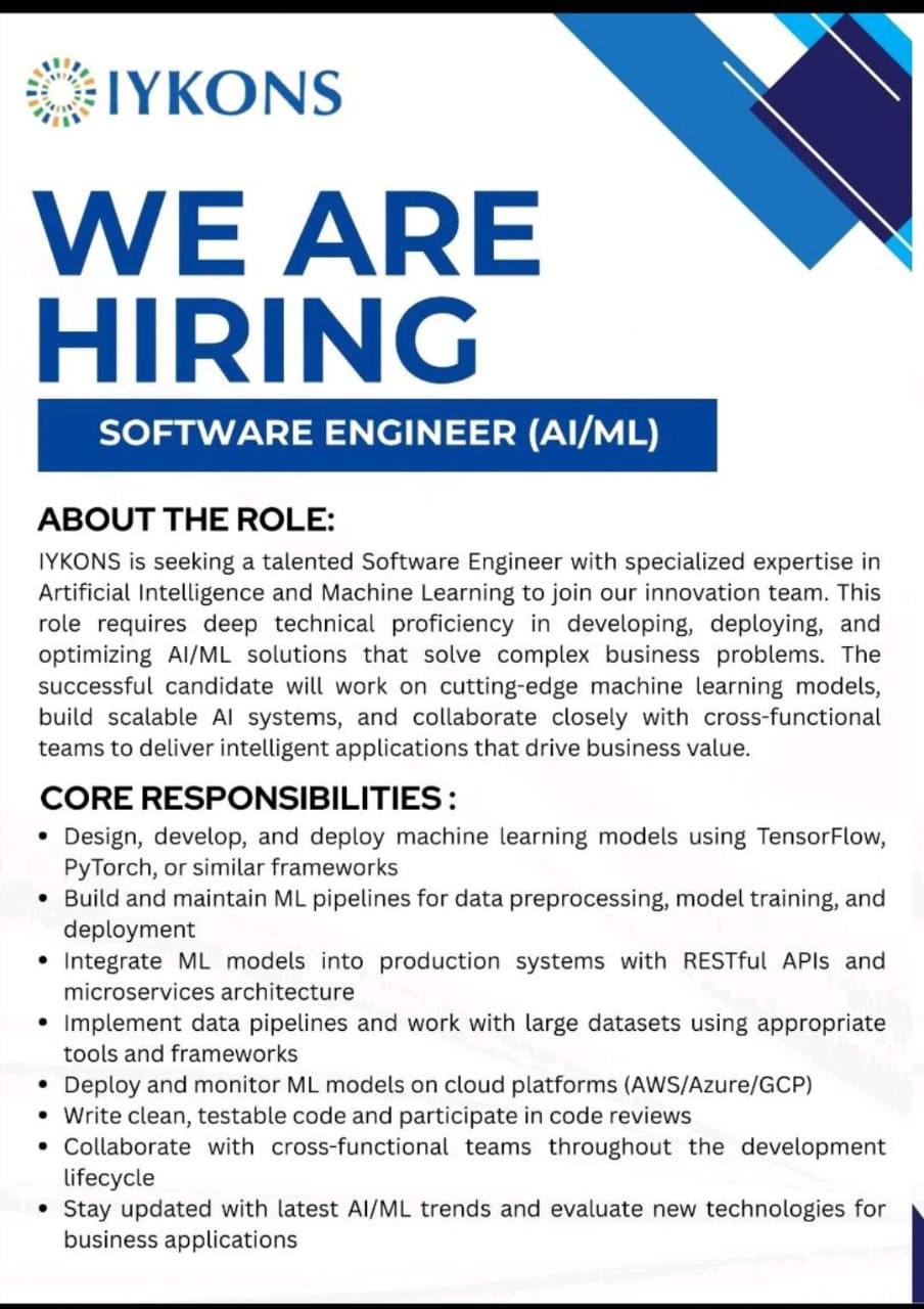 Software Engineer (AI/ML) - Jobseeker.lk
