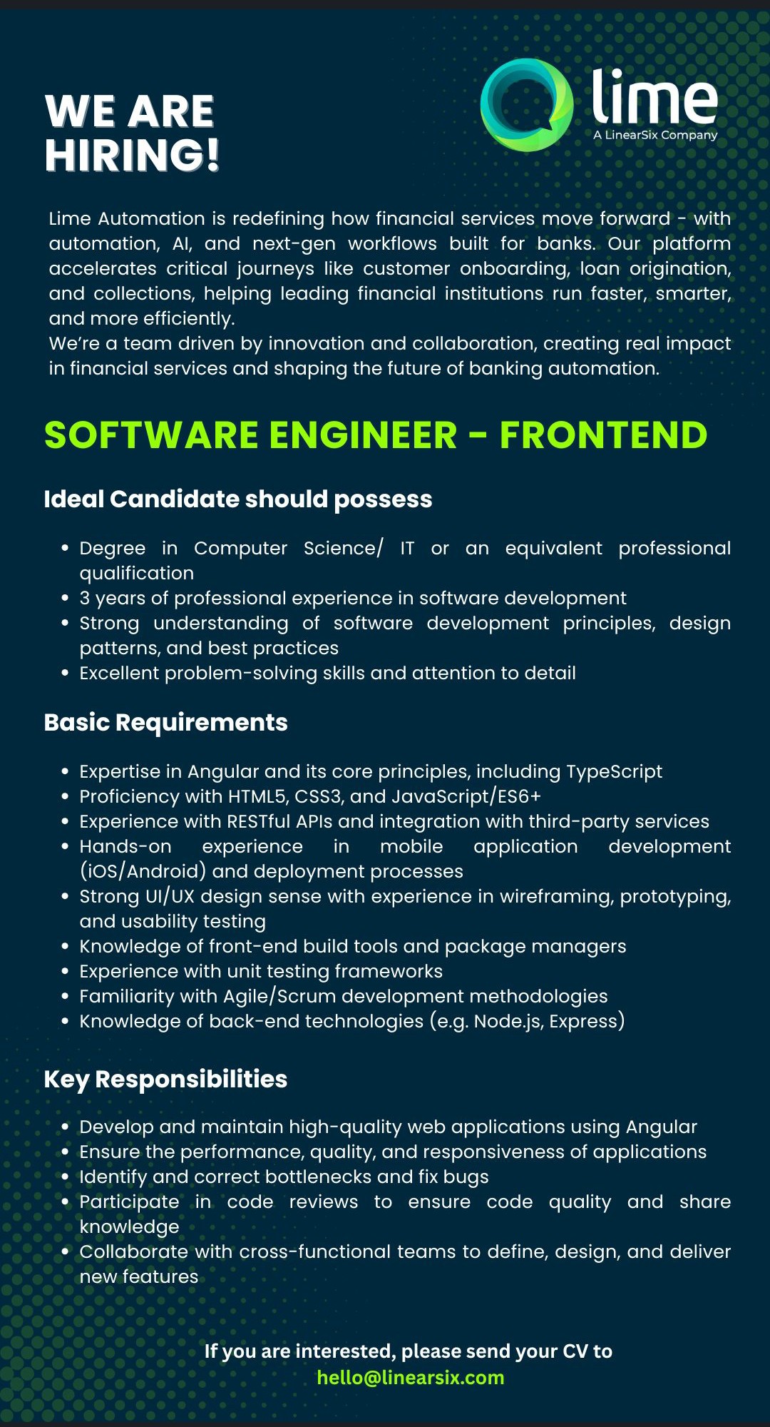 Software Engineer- Frontend - Jobseeker.lk