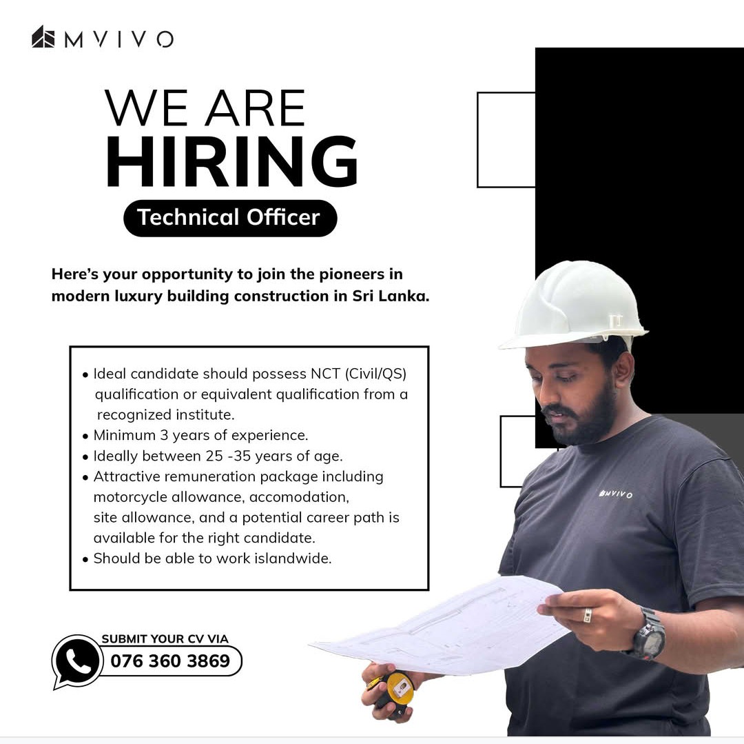 Technical Officer - Jobseeker.lk