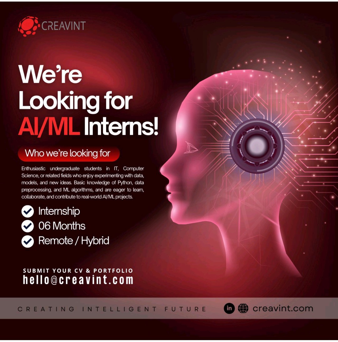 AI/ML Internship - Jobseeker.lk