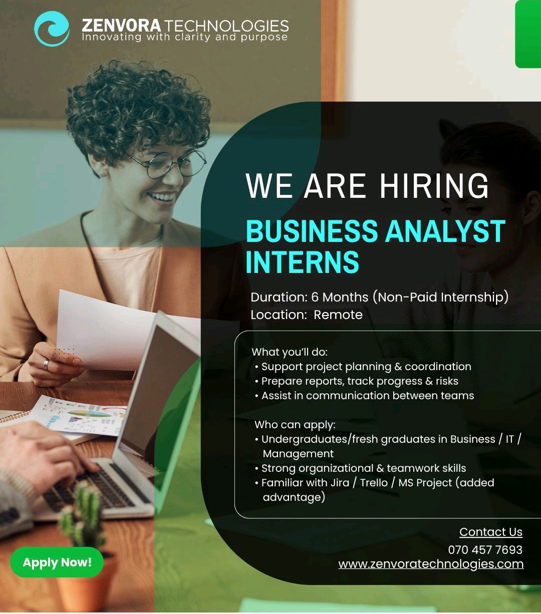 Business Analyst Internship - Jobseeker.lk