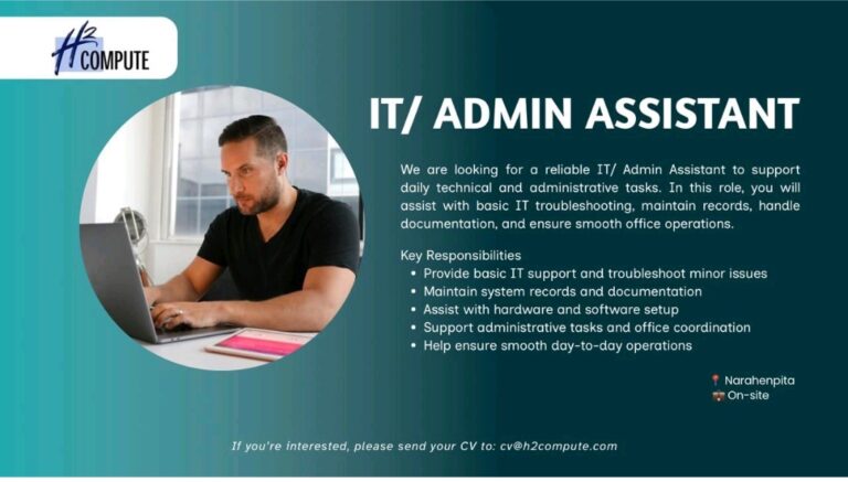 IT / Admin Assistant - Jobseeker.lk