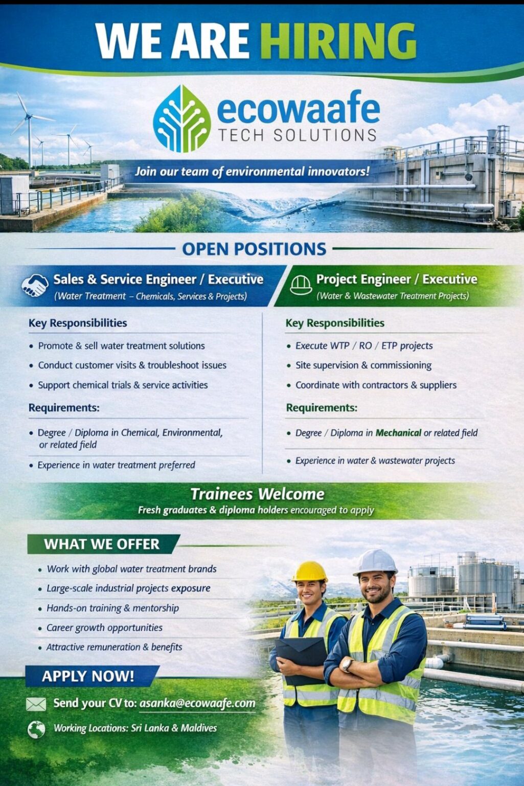 Sales & Service Engineer/ Executive/ Project Engineer/ Executive ...