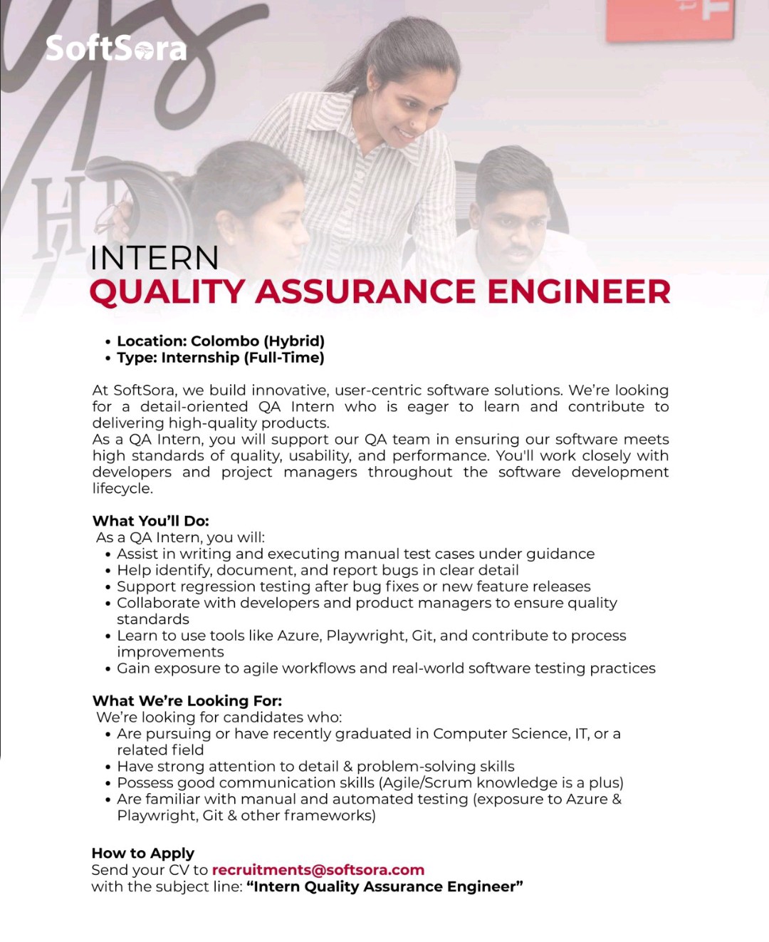 Quality Assurance Engineer - Jobseeker.lk