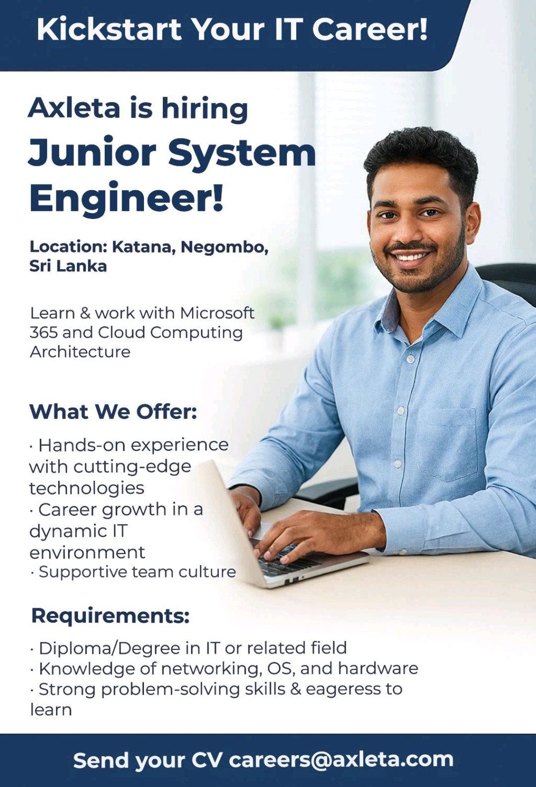 Junior Systems Engineer - Jobseeker.lk