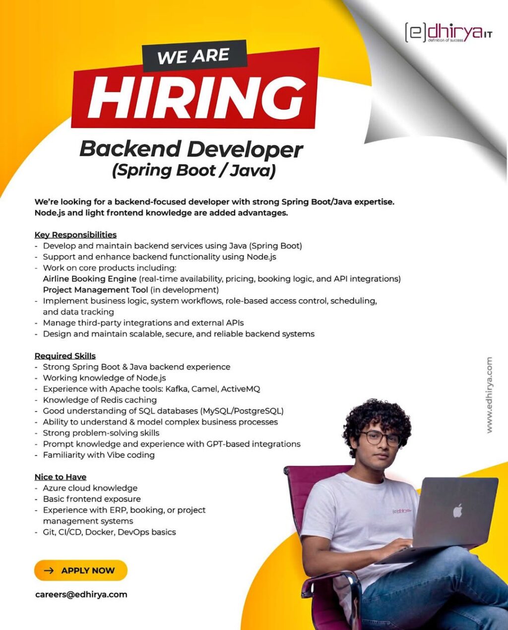Backend Developer (Spring Boot/ Java) - Jobseeker.lk