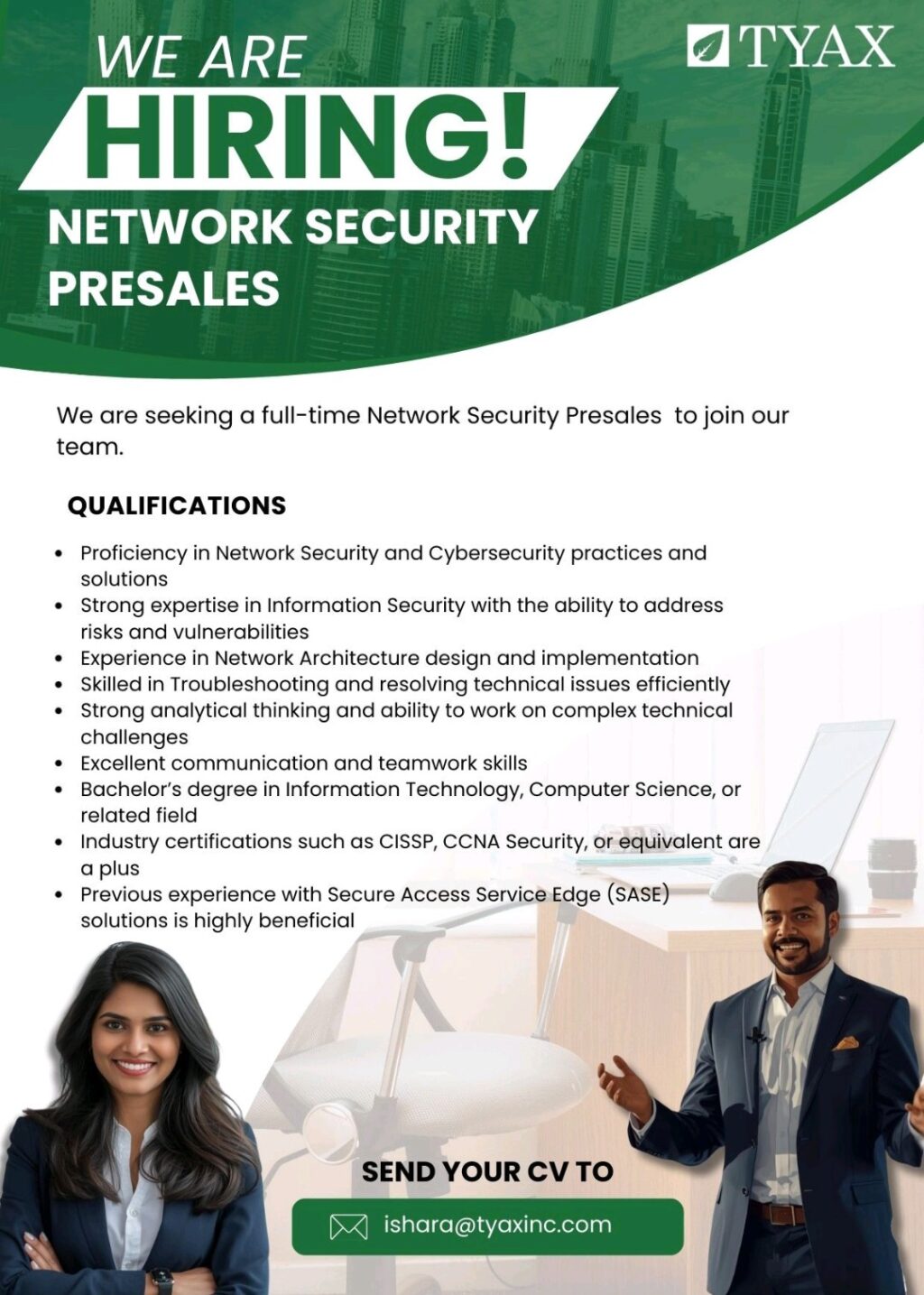 Network Security Presales - Jobseeker.lk