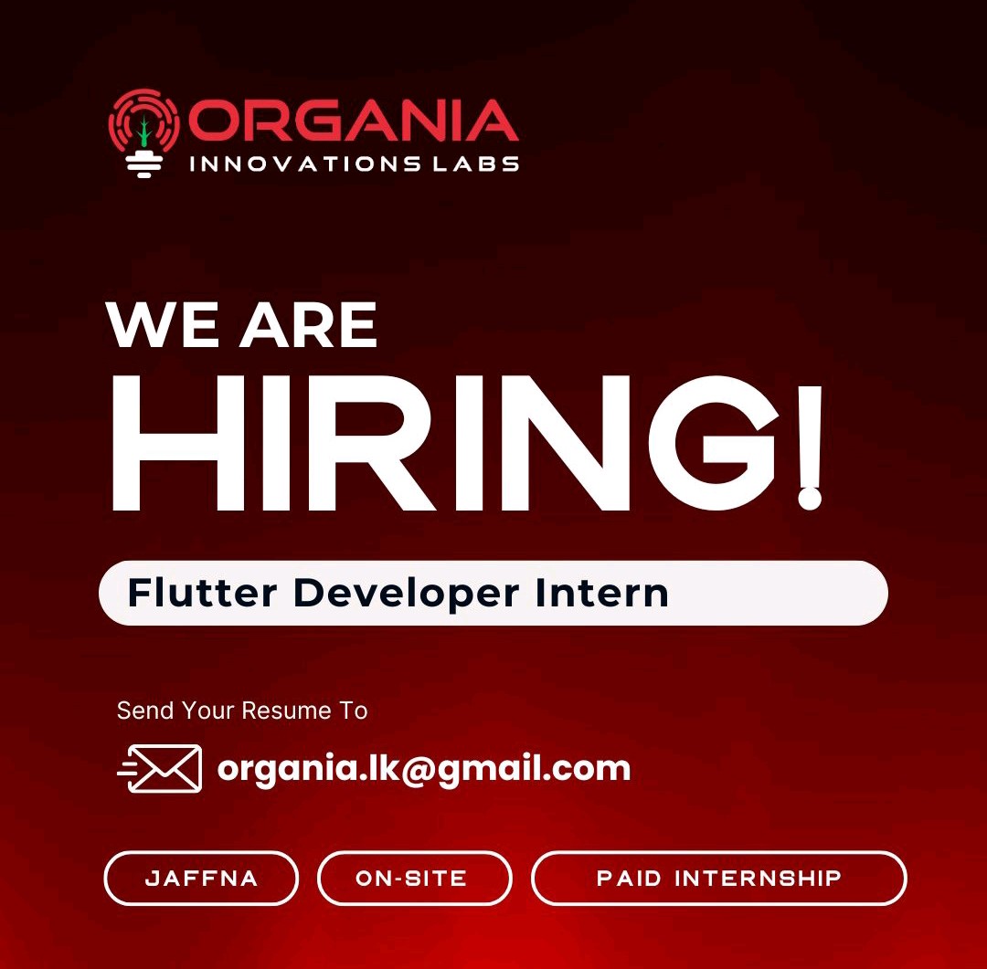 Flutter Developer Internship - Jobseeker.lk