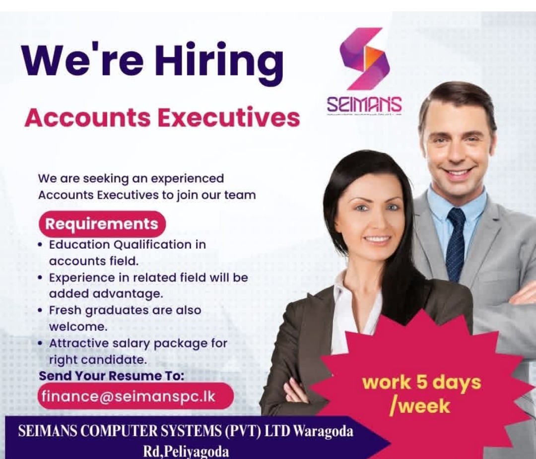 Account Executive - Jobseeker.lk