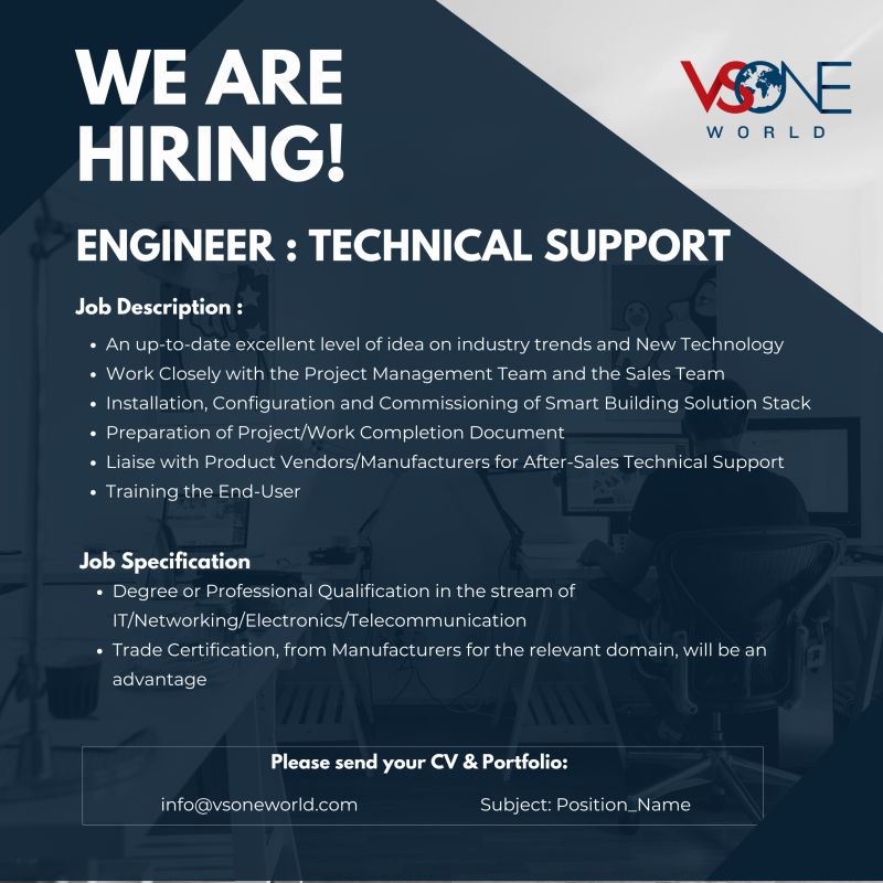 Engineer - Technical Support - Jobseeker.lk