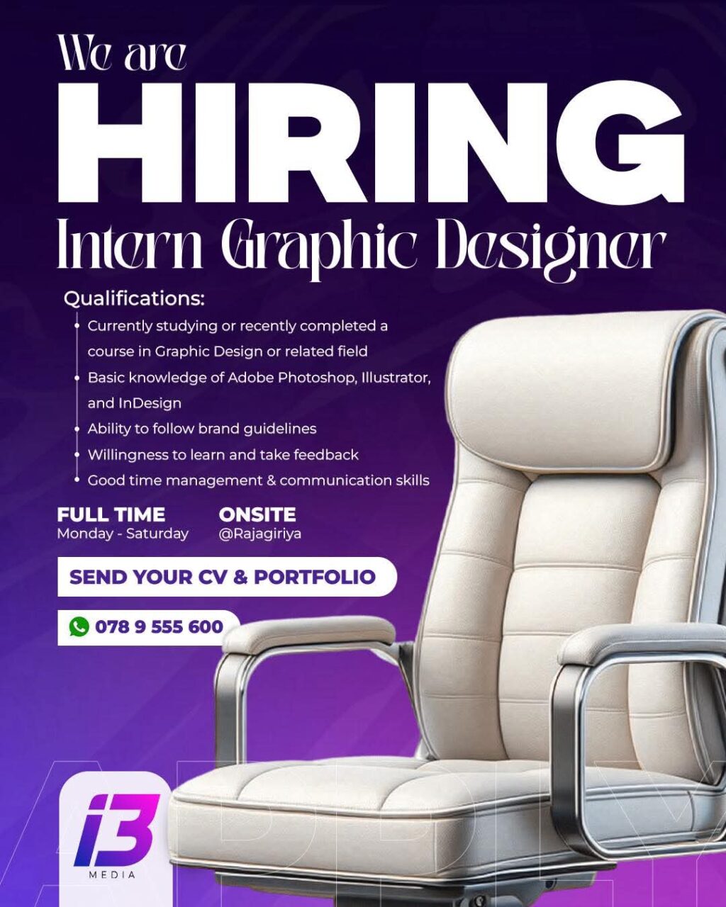 Intern Graphic Designer - Jobseeker.lk