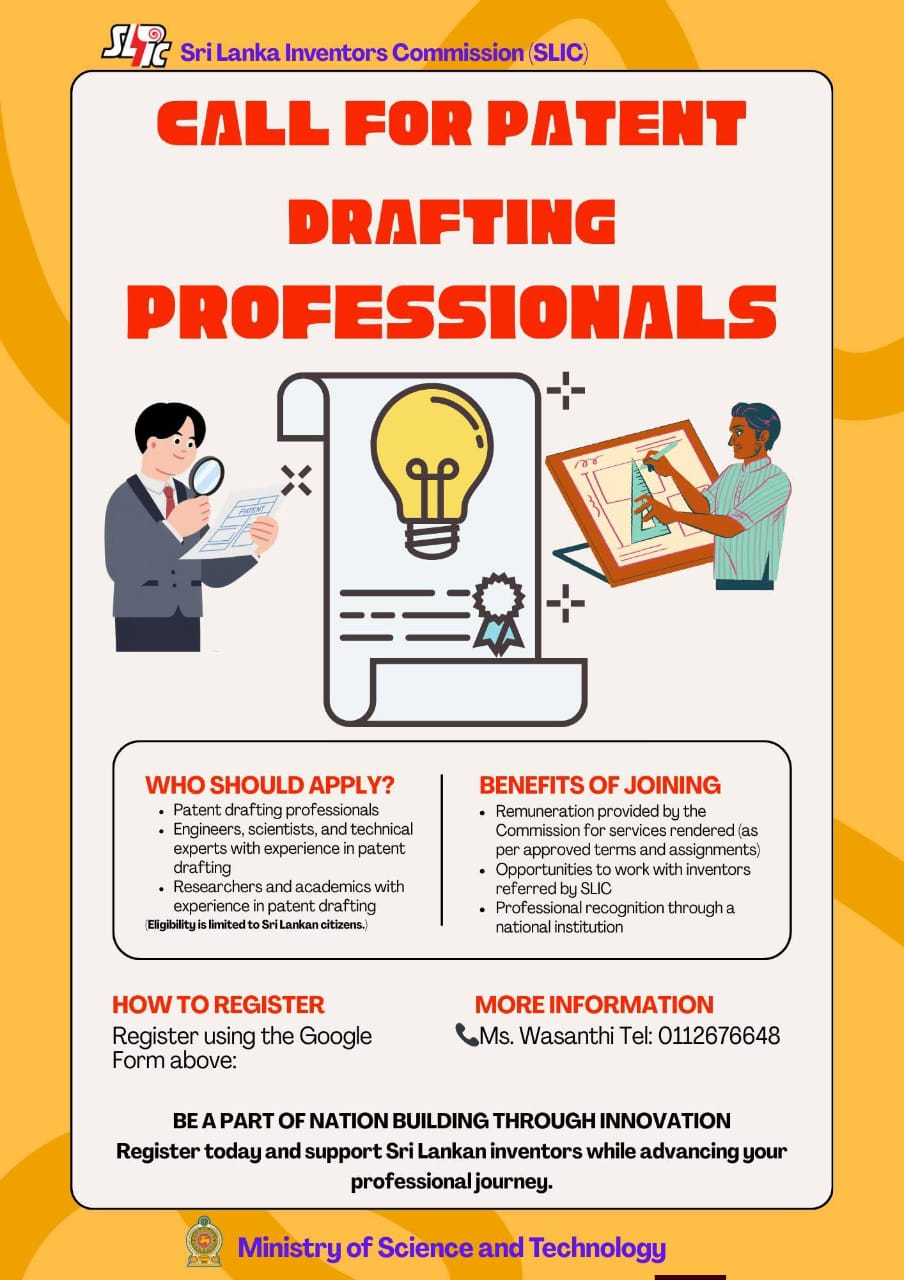 Patent Drafting Professional - Jobseeker.lk