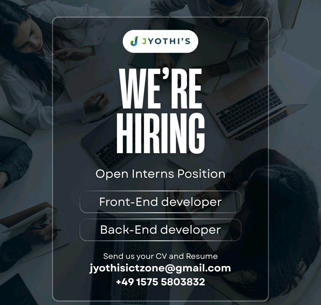 Internship - Frontend Developer/ Backend Developer - Jobseeker.lk
