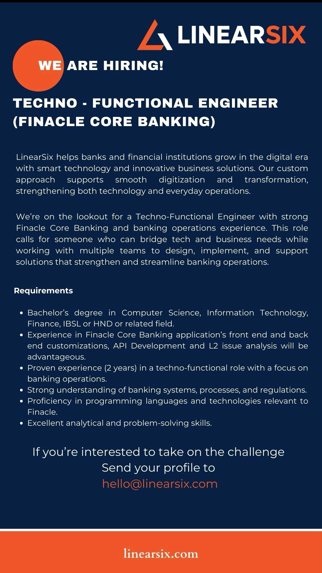 Techno - Functional Engineer - Jobseeker.lk