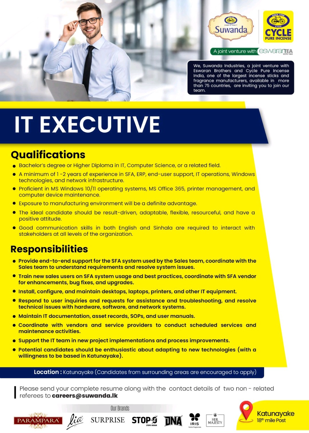 IT Executive - Jobseeker.lk