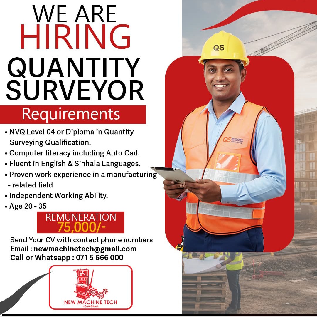 Quantity Surveyor - Jobseeker.lk