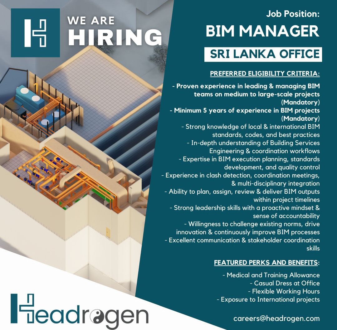 BIM Manager - Jobseeker.lk