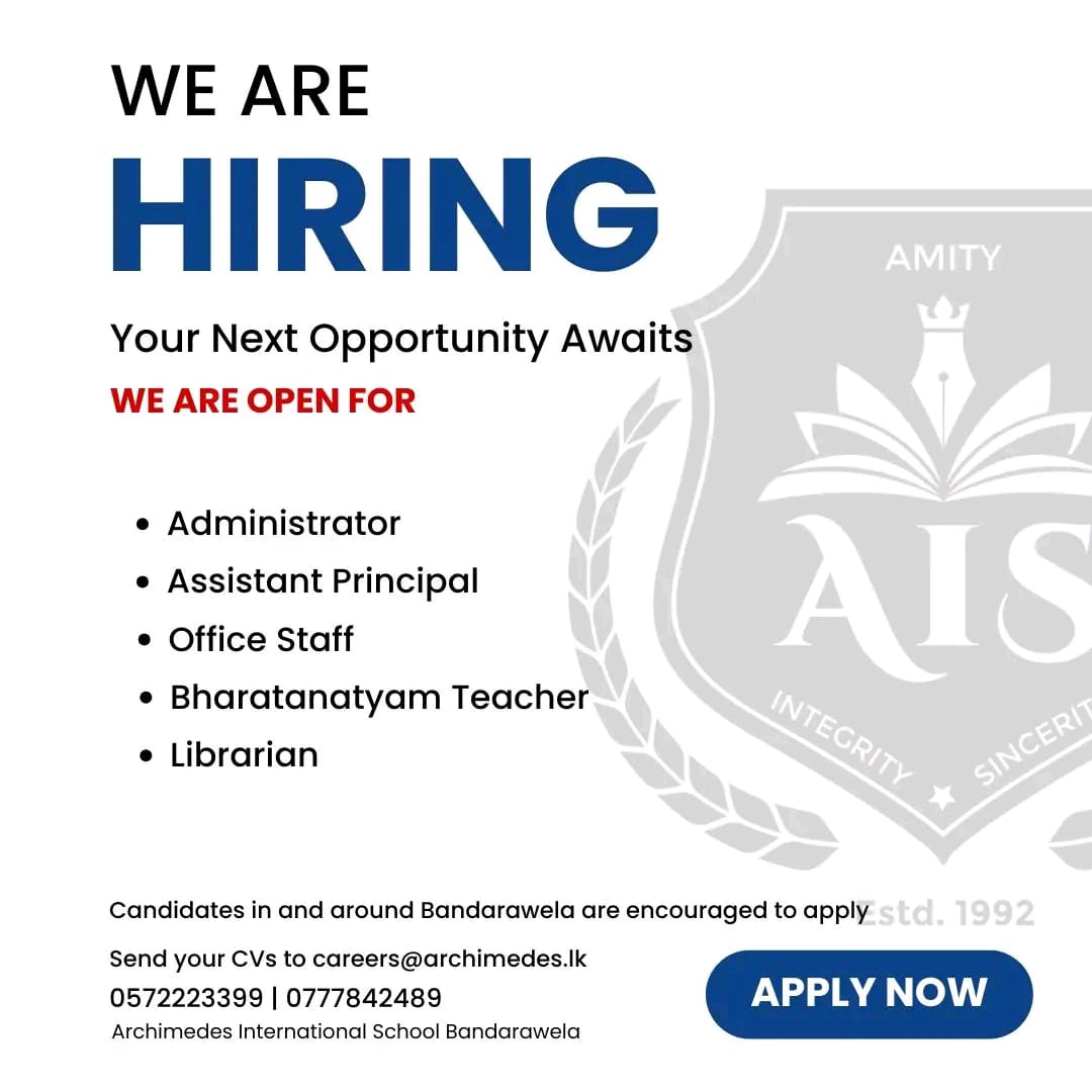 Administrator/ Assistant Principal /Office Staff/ Teacher/ Librarian ...