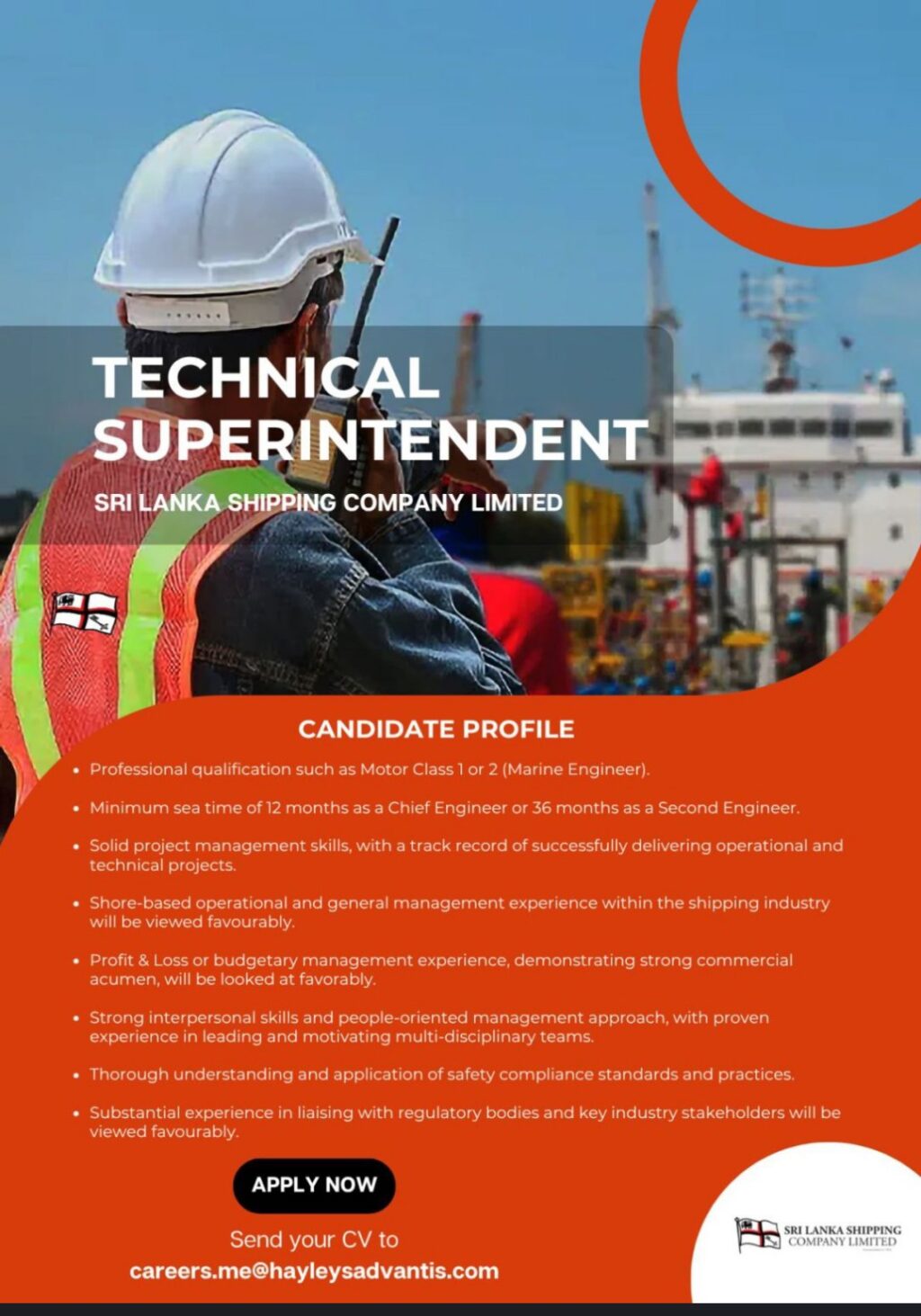 Technical Superintendent - Jobseeker.lk