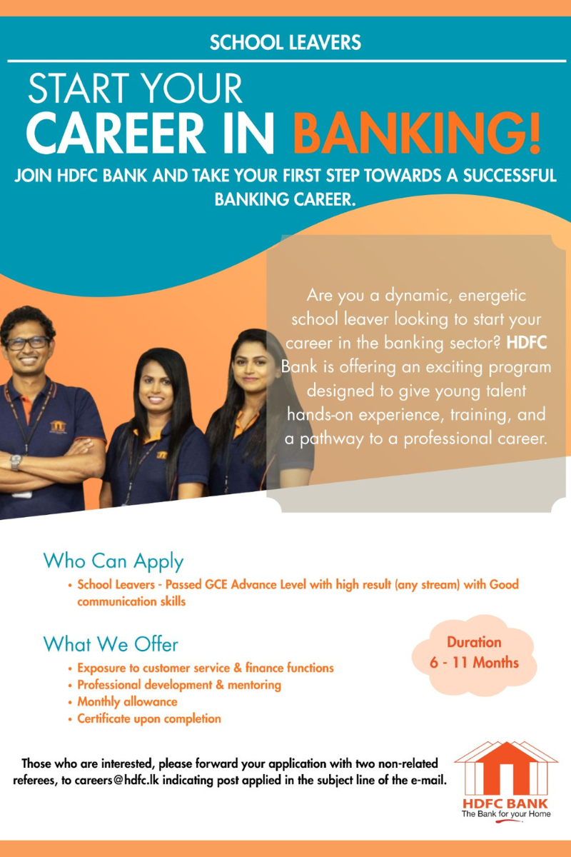 Internship - Banking - Jobseeker.lk